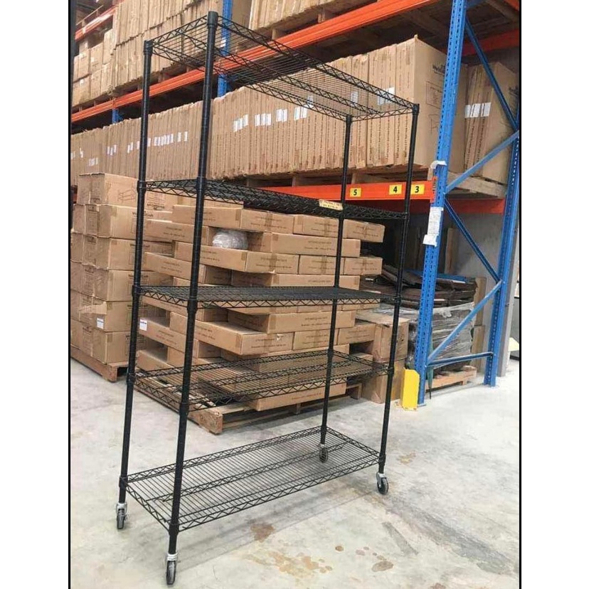 5 Layer Multi-Purpose Wire Storage Rack (BUY 1 TAKE 1) L100 x W40 x ...