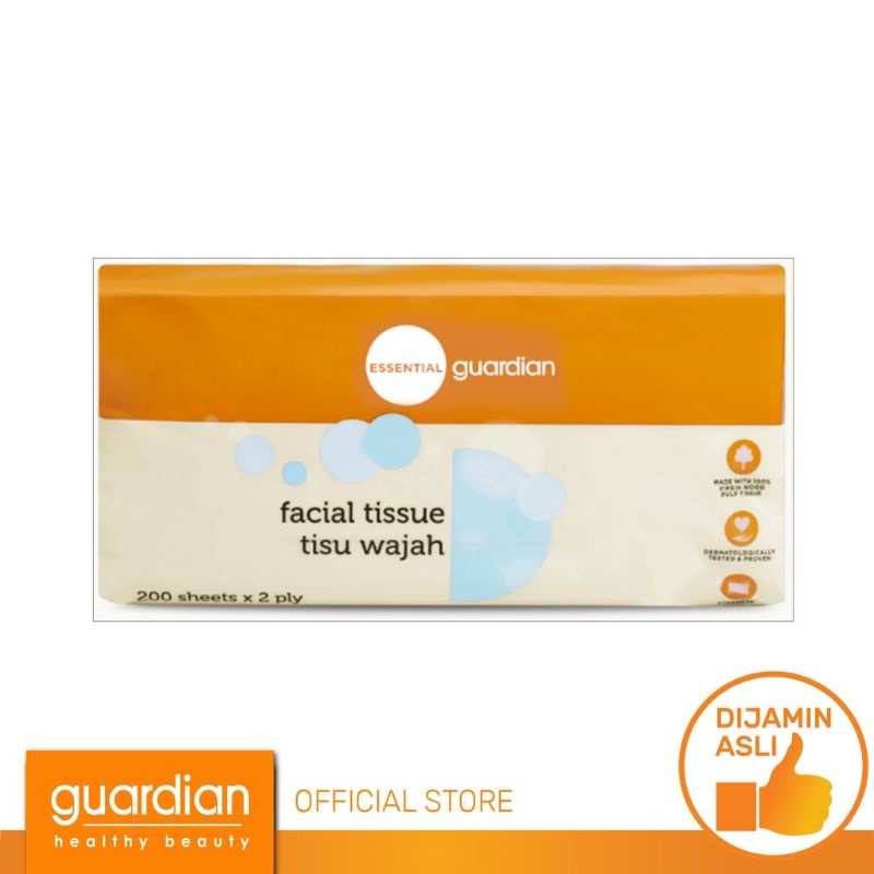 Guardian Tissue. Guardian Essential Facial Tissue 200s | Shopee Philippines