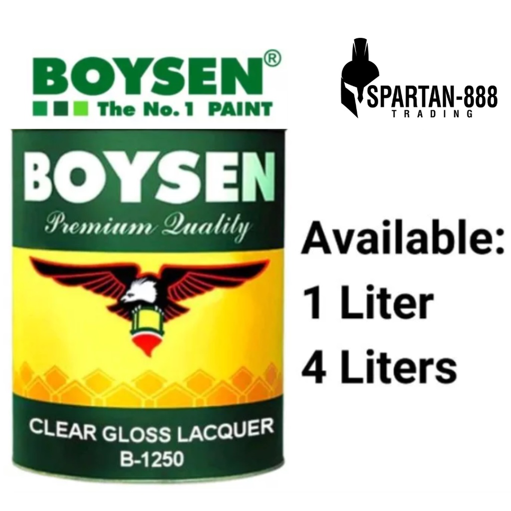 Boysen Clear gloss Lacquer B-1250 | Shopee Philippines