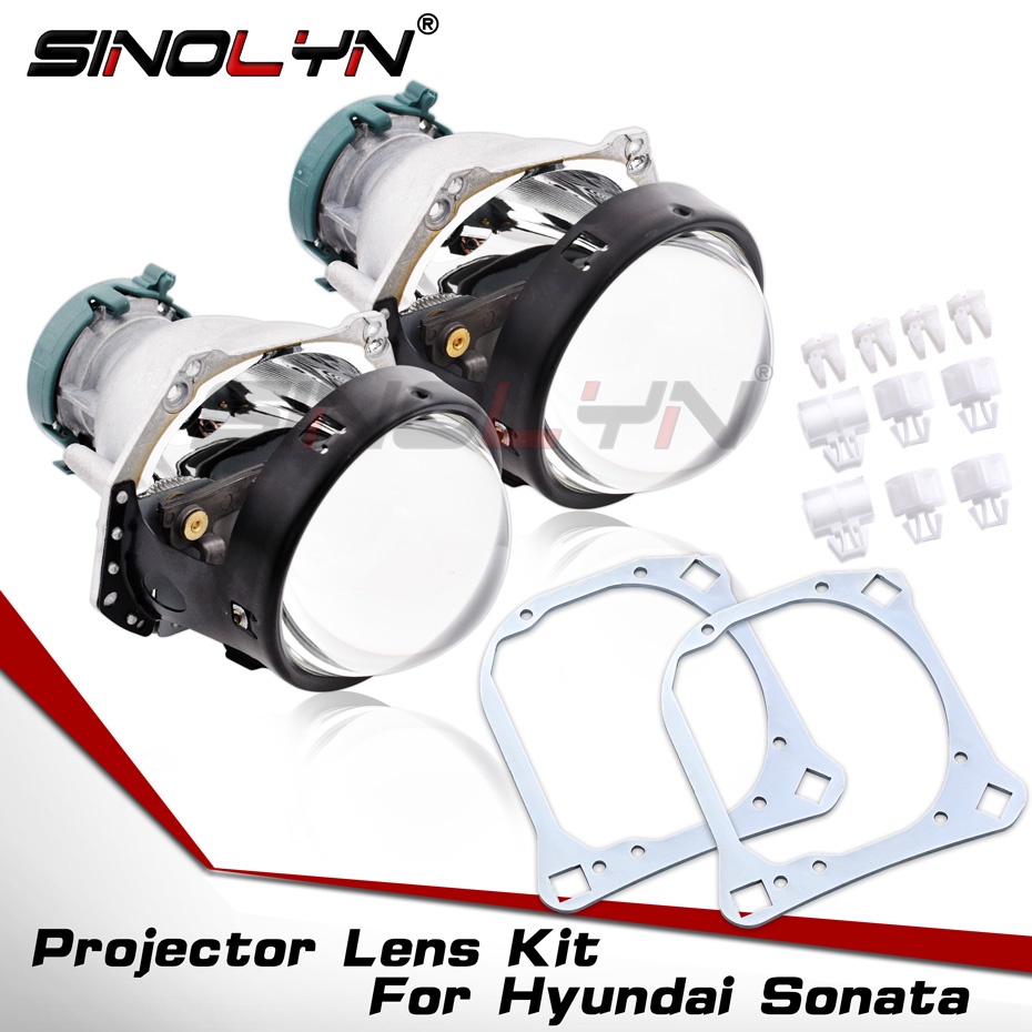 Sinolyn Bi Xenon Hella 3R G5 Projector Lenses For Hyundai Sonata 2002 ...