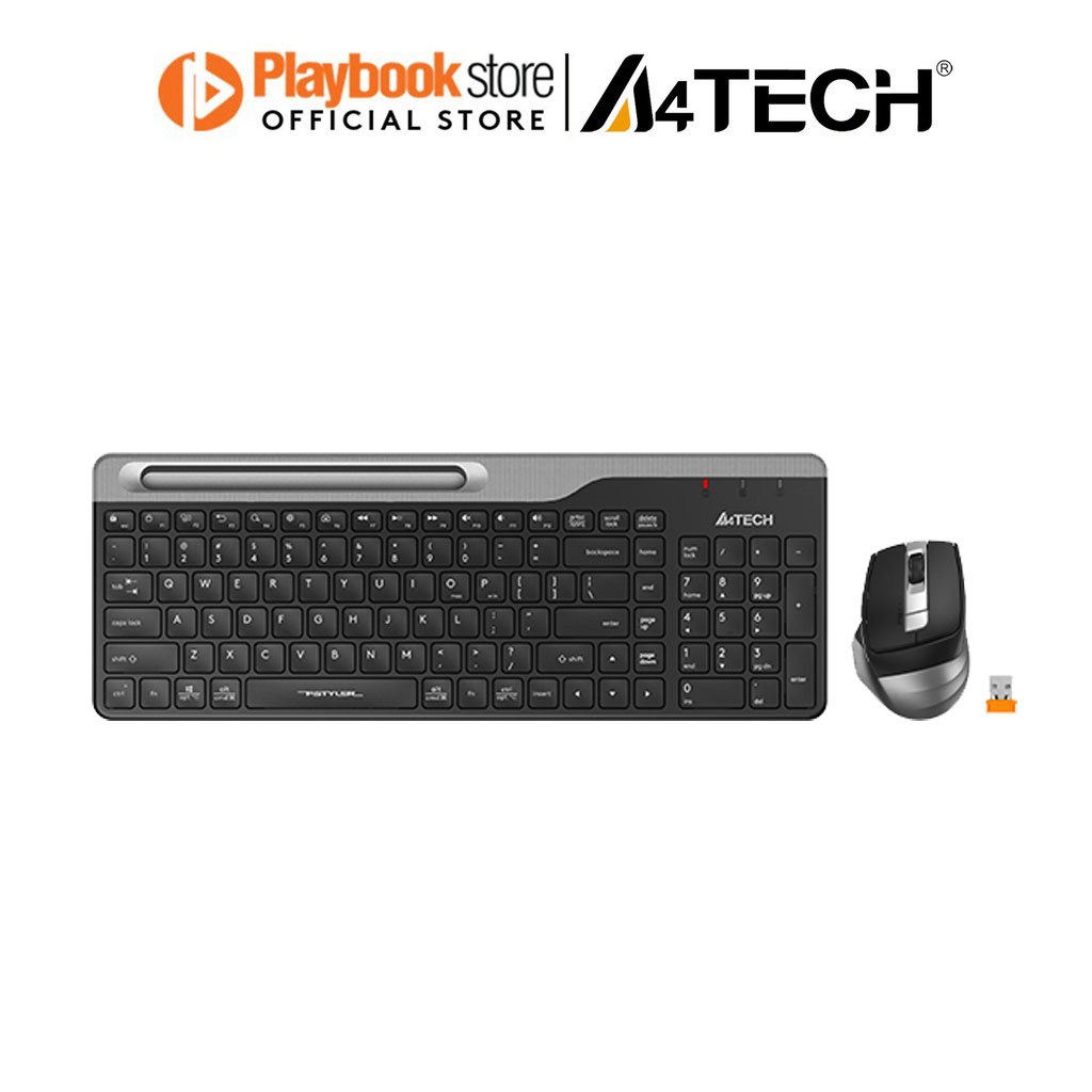 A4Tech FB2535C USB FBK25 + FB35C 2.4G Wireless Keyboard & Mouse Combo Smokey Grey | Shopee ...