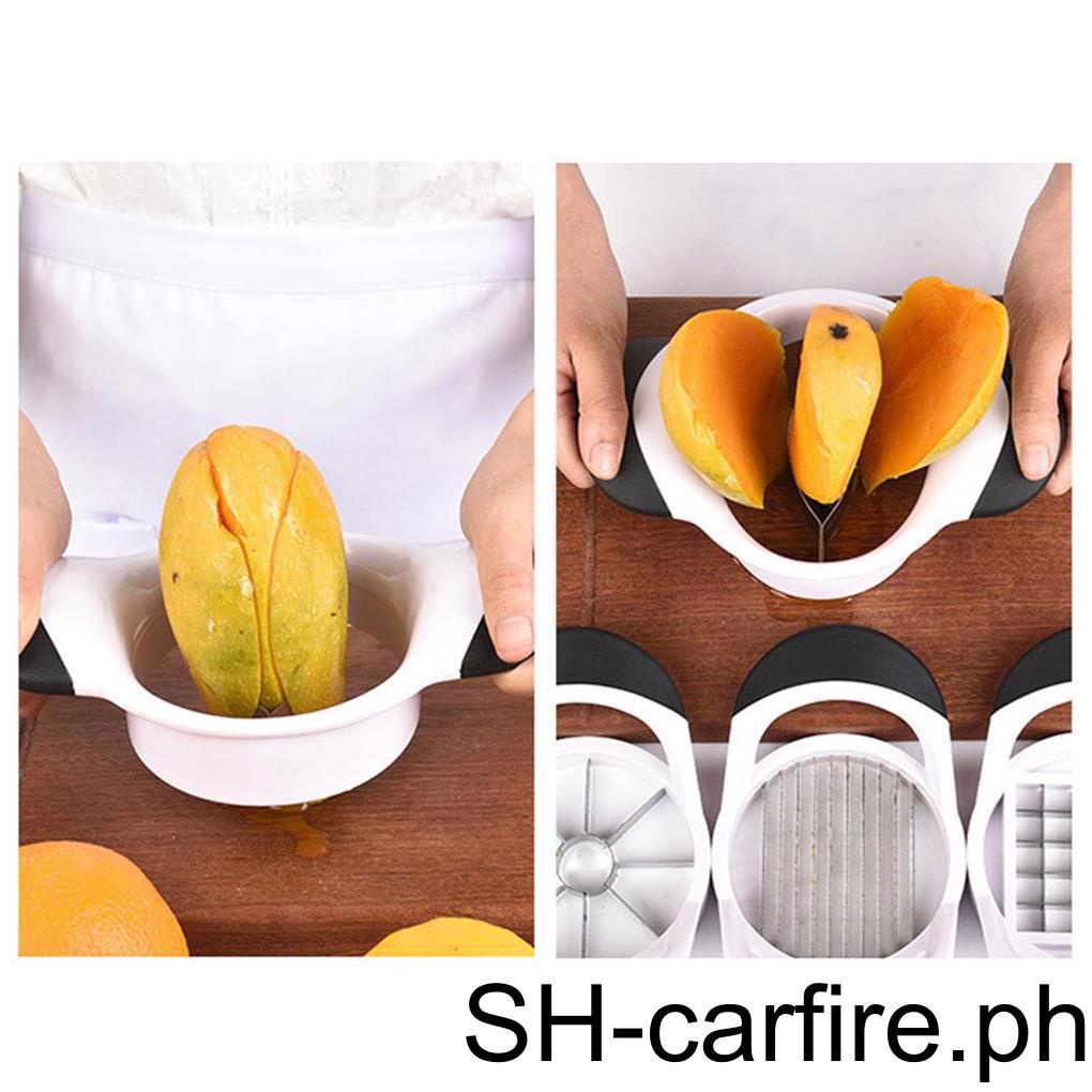 Fruit Slicer Apple/ Mango/ Tomato/ Potato Grip Fruit Handle Divider ...