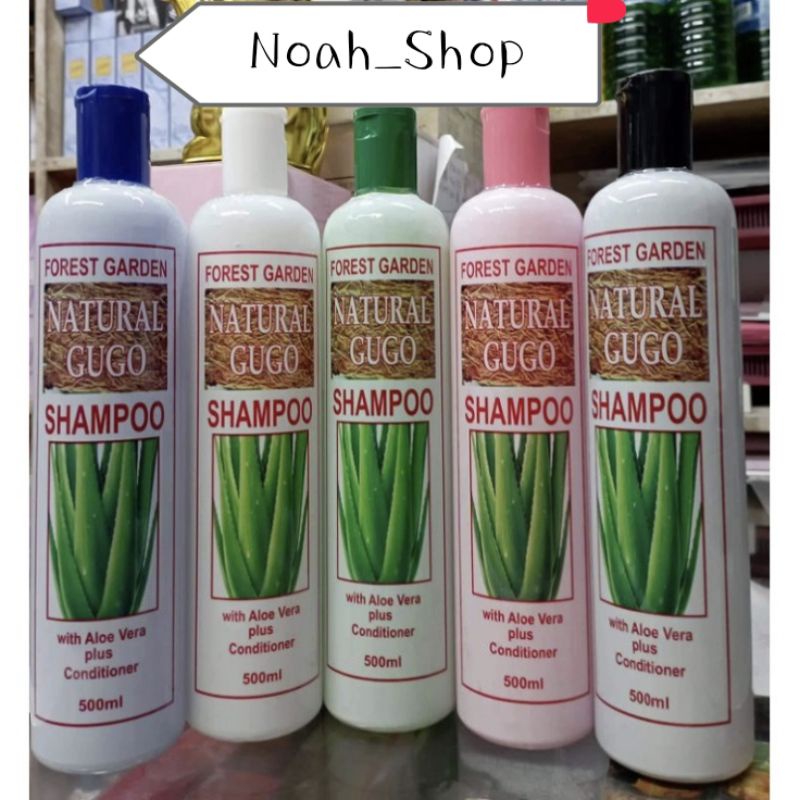 GUGO HERBAL SHAMPOO WITH ALOEVERA PLUS CONDITIONER 500ML | Shopee ...