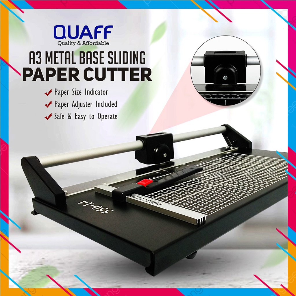 Quaff A3 size Sliding Paper Cutter (Metal Base) | Shopee Philippines