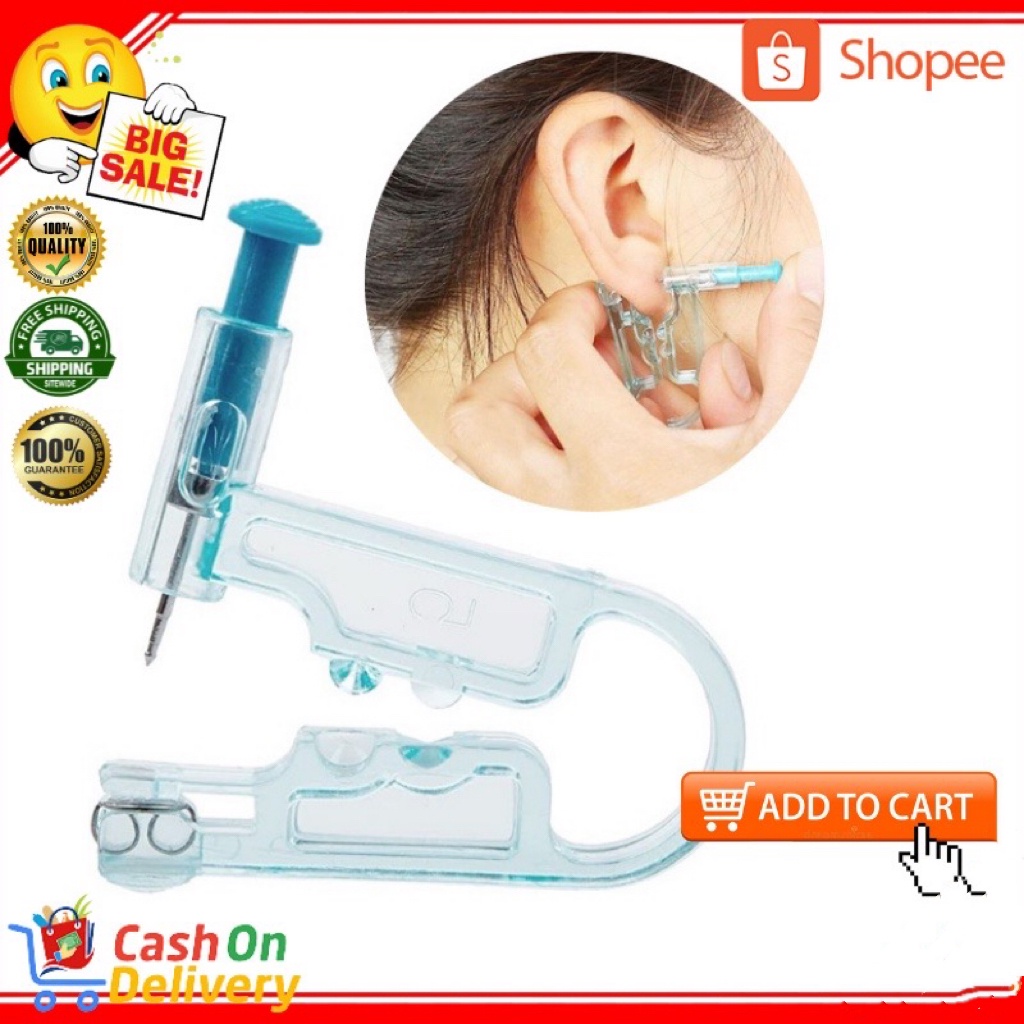 1pc Disposable painless sterile ear piercing artifact Ear Piercing Tool ...
