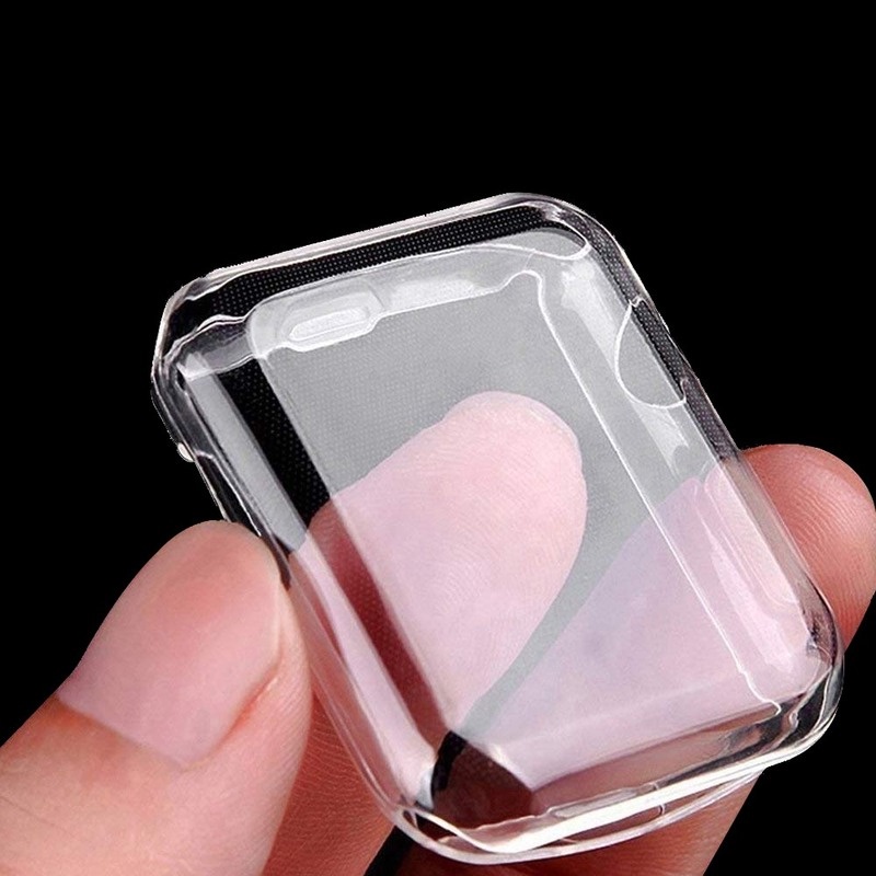Screen Protector For Apple Watch Clear case 45mm 41mm 44MM 40MM Full ...
