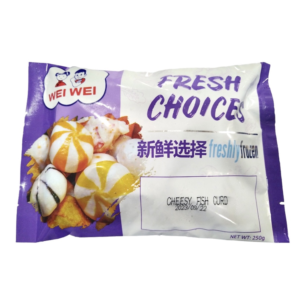 Wei Wei Cheesy Fish Curd 250g HOTPOT SHABU SHABU FISHBALLS DIMSUM ODEN ...
