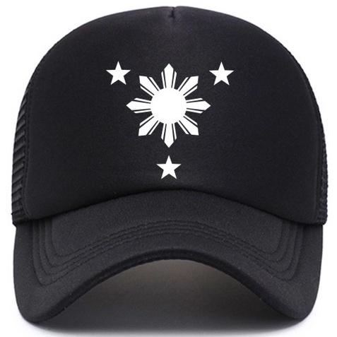 HIGH QUALITY 3 STARS AND A SUN PHILIPPINES FLAG Mesh Cap Net Cap ...
