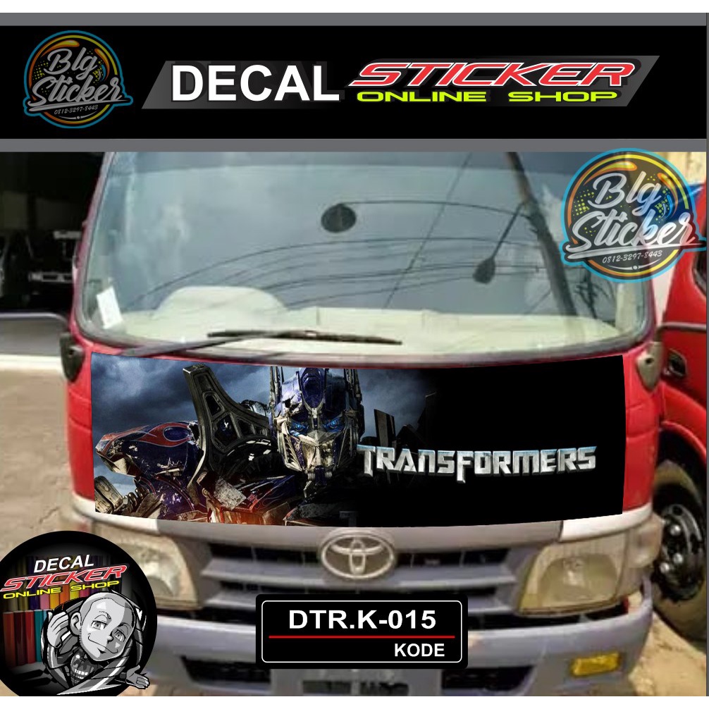 HINO DUTRO TRUCK CAR STICKER TOYOTA DYNA DECAL PRINT COOL CAP ONEPIECE ...