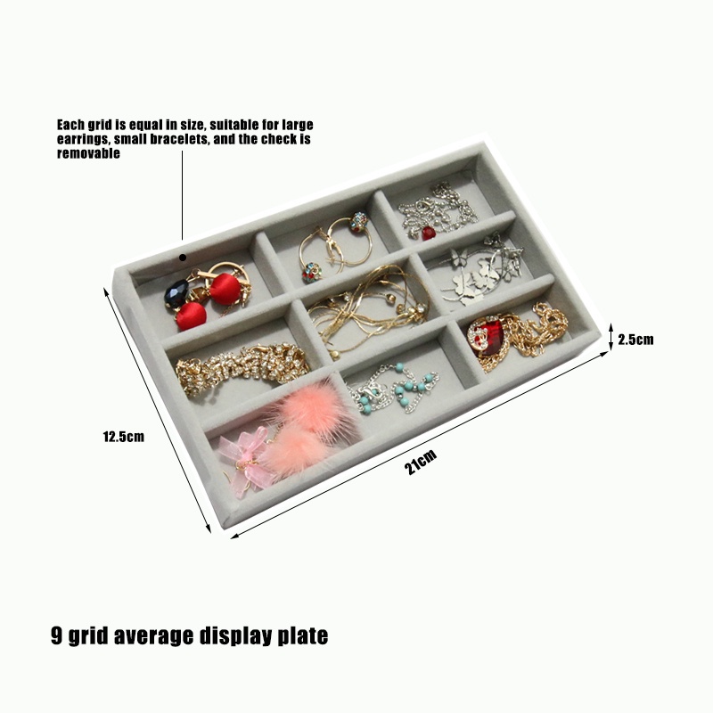 Jewelry store counter luxury velvet diamond organizer trays accessories ...