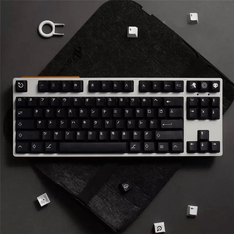 WoB Katakana 136 Keys PBT Dye Sublimation Cherry Profile Keycaps Set ...