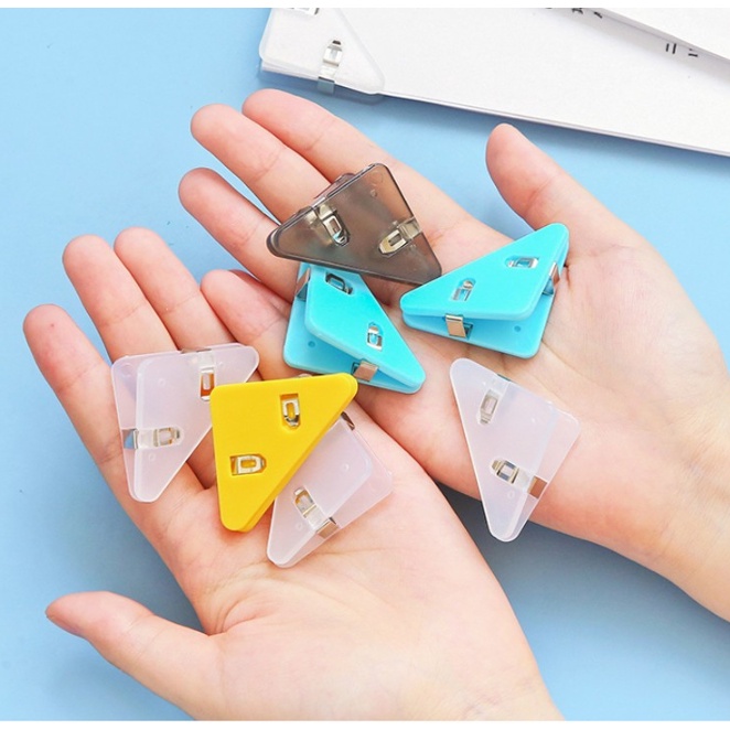 Colorful Corner Clips Triangle Page Holder Corner Protectors Index ...
