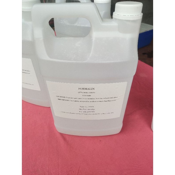 FORMALIN 37% solution 1gallon (4 Liters) | Shopee Philippines