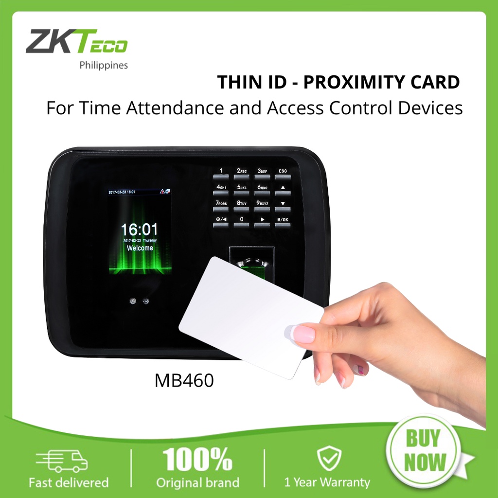 ZKTeco RFID ID Card Rfid Proximity Card For Time Attendance Machine ...