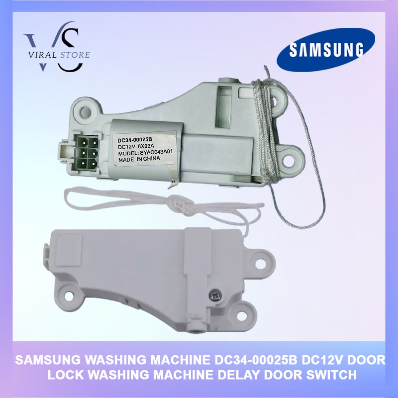 Samsung Washing Machine DC34-00025B DC12V Door Lock Washing Machine ...
