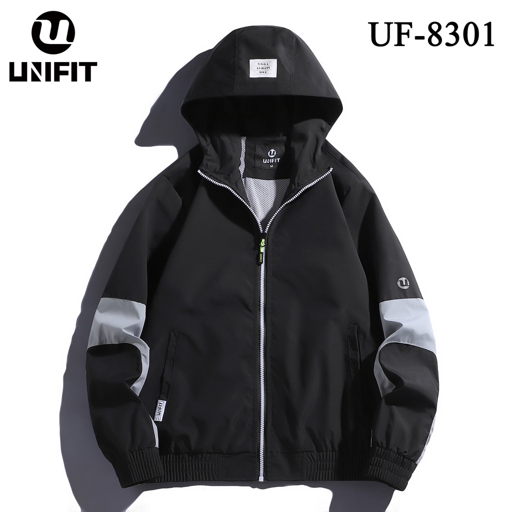 UNIFIT Men's Fashion Bomber Hoodie Jacket Spring Jacket UF-8301 ...