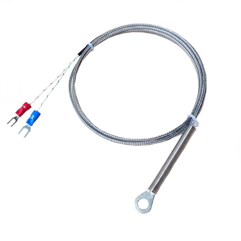 K type metal screening cable ring head thermocouple temperature sensor ...