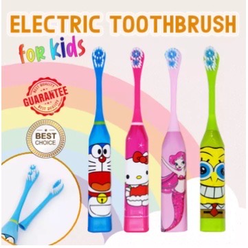 TYK cartoon electronic vibrating toothbrush for toddlers | Shopee ...