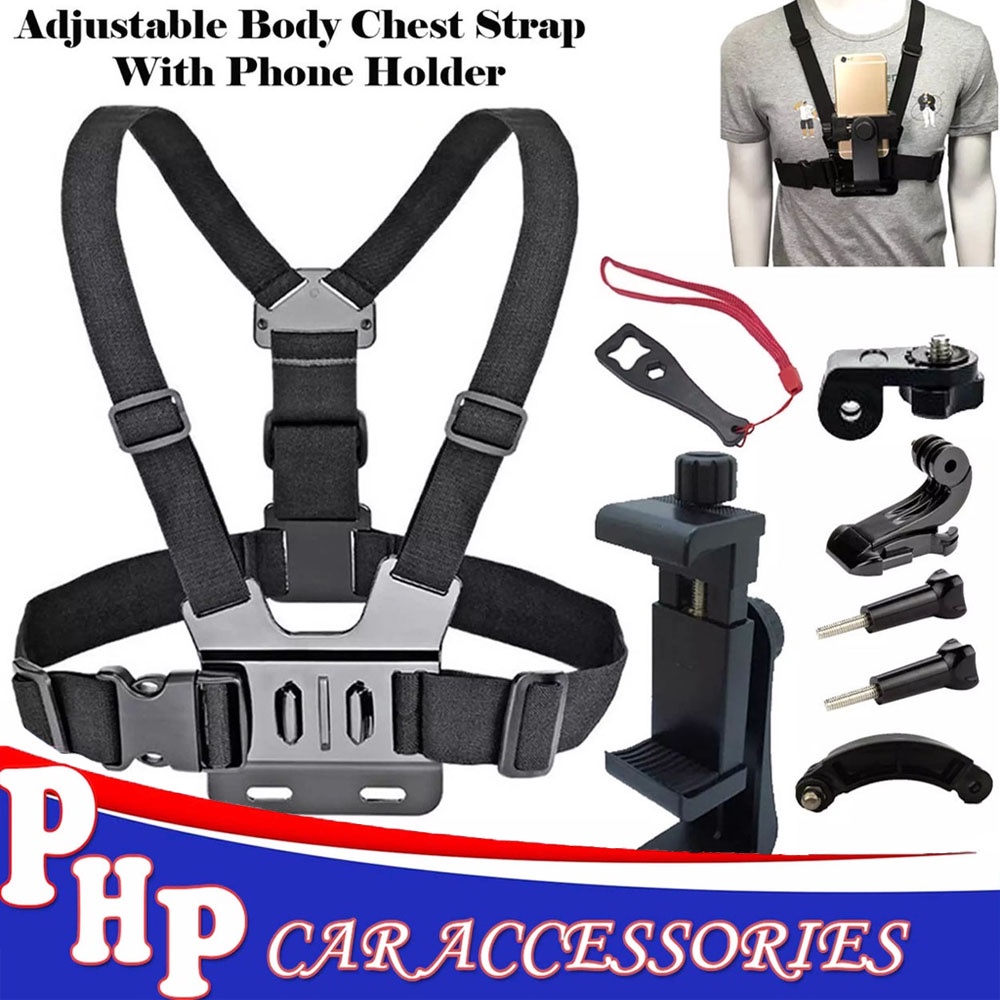 Phone Holder Body Chest strap | Shopee Philippines
