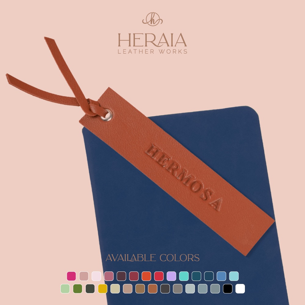 Leather Bookmark (Standard or Personalized) | Shopee Philippines