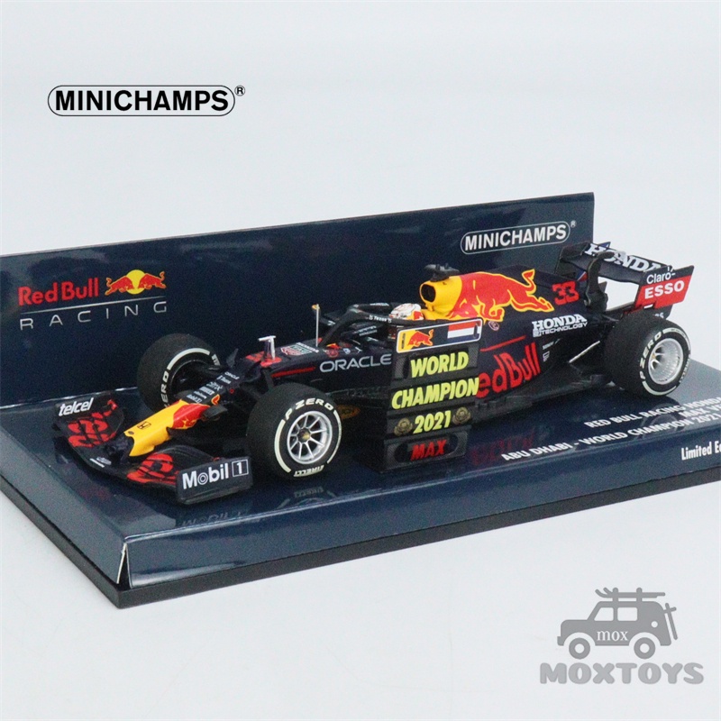 MINICHAMPS 1:43 2021 F1 REDBULL HONDA RB16B MV33 WINNER ABU DHABI W ...