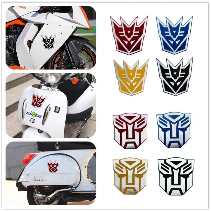 COD motorcycle 3D Alloy sticker transformer | Shopee Philippines