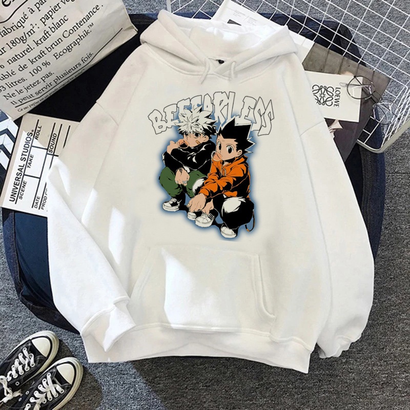 Hunter X Hunter Killua Zoldyck hoodies men anime Korea hip hop male ...