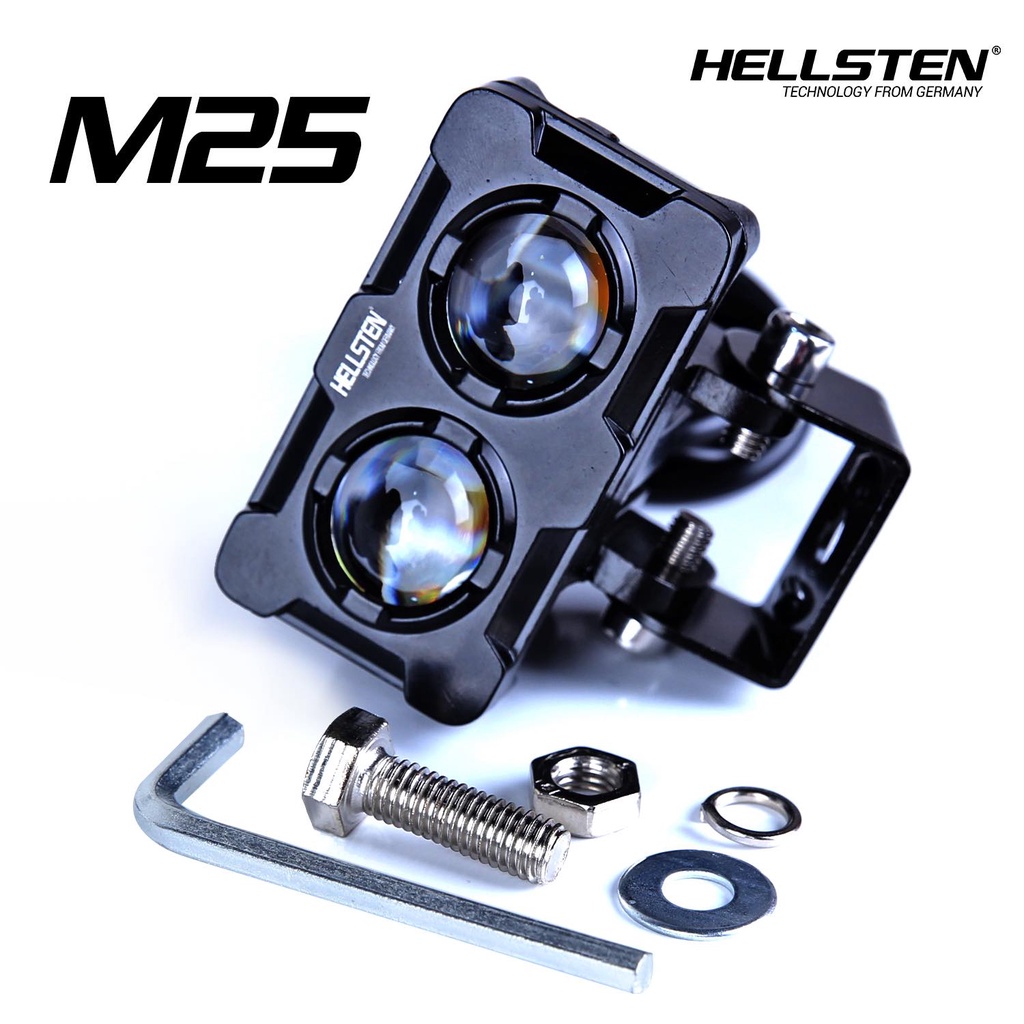UNIVERSAL MOTORCYCLE AUX LIGHT | M25 MODEL | HELLSTEN | Shopee Philippines