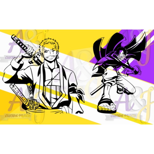 zoro shanks design vinyl cutout stickers | Shopee Philippines