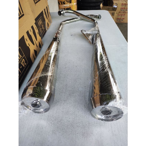 Chicken pipe Purong stainless for YTX125, Barako1, Barako 2, Tmx155 ...