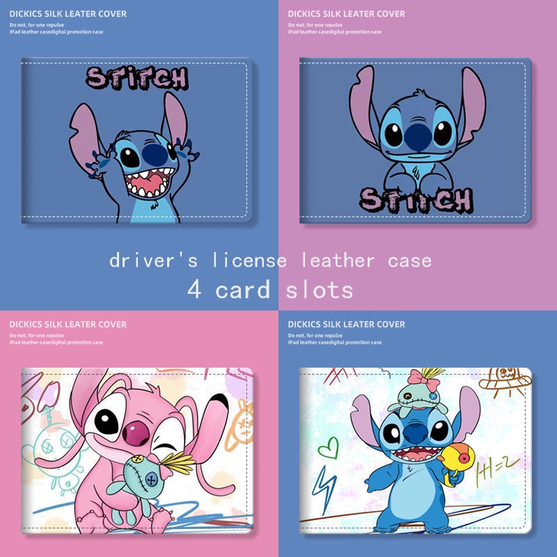 Stitch Car Driver's License Protective Case Id Holder Card | Shopee ...