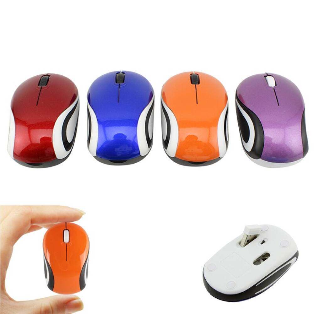 Chyi Wireless Mini Mouse 1600DPI 3D Roll texture optical gamer mouse ...