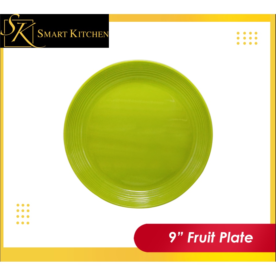 Smart Kitchen (Eco Green) High Quality Melamine plates plain color ...