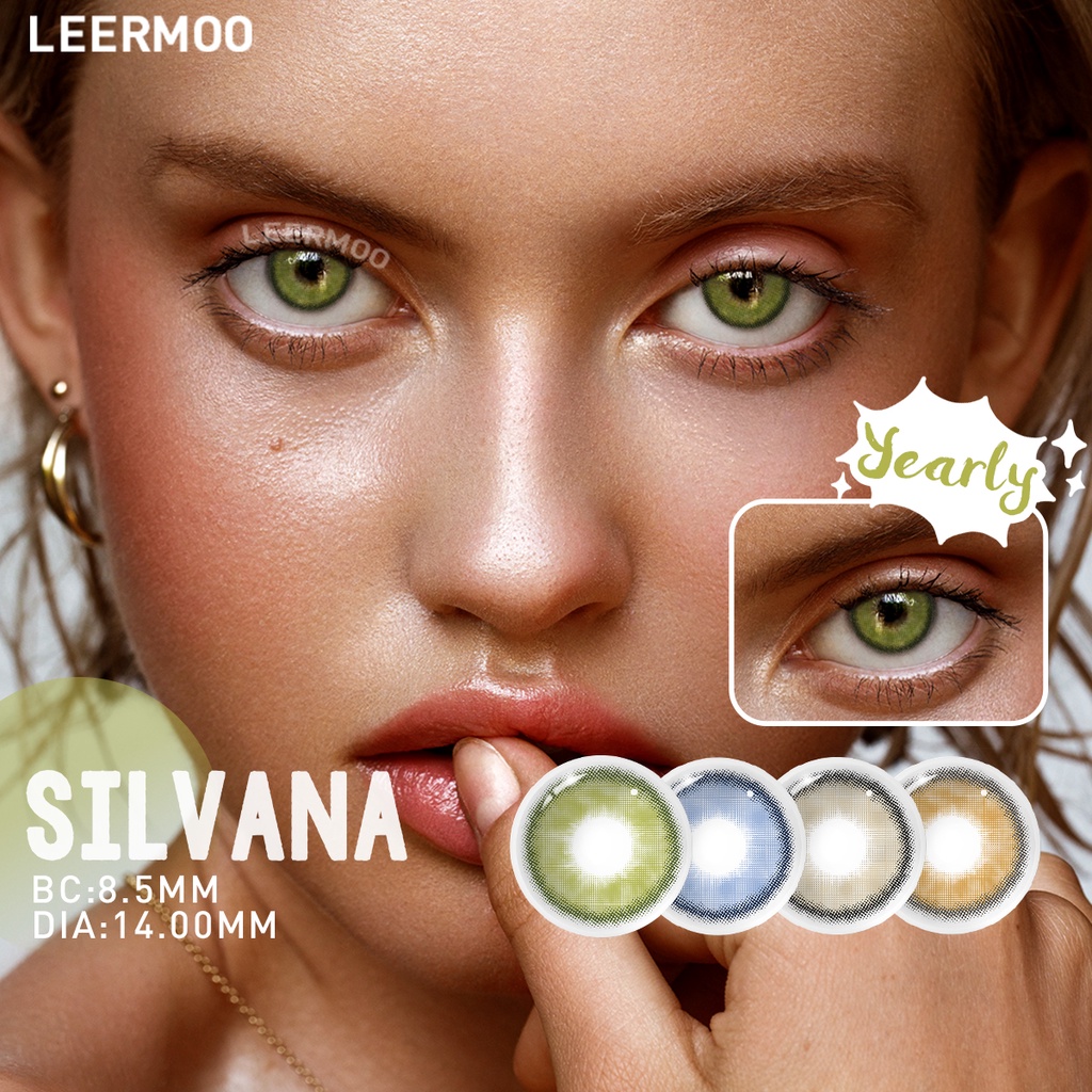 FANCY LOOK Blue Color Contacts with Astigmatism SILVANA Series Natural ...