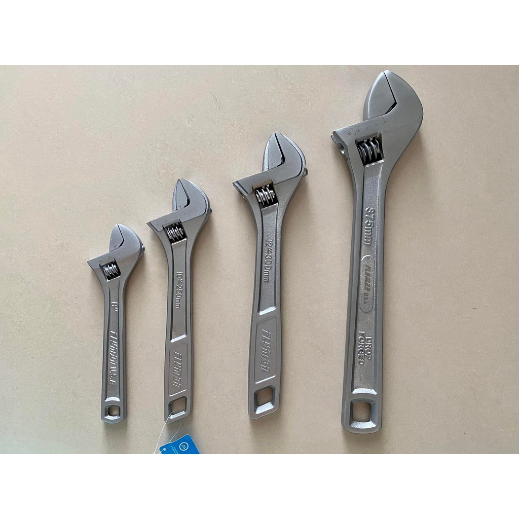 Flyman Adjustable Wrench Crv-Steel Tools | Shopee Philippines