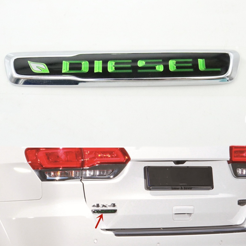 Badge Rear Trunk Letter Emblem DIESEL Decal Logo Sticker For JEEP Grand ...