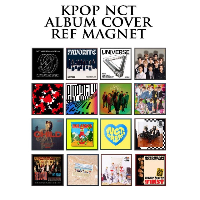 NCT Album Cover All units/Solo Ref Magnet | Shopee Philippines