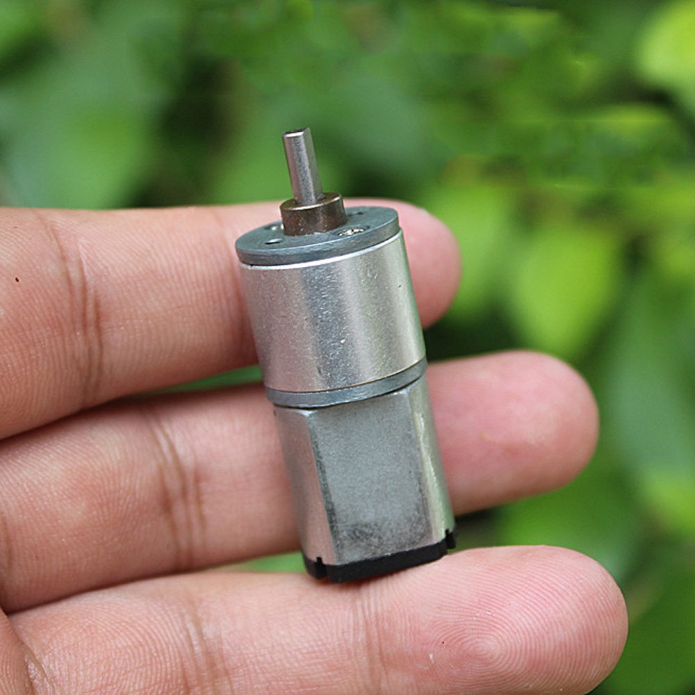 Micro 16MM All-Metal Gearbox Gear Motor D-Axis DC 3V-6V 80RPM Slow High ...
