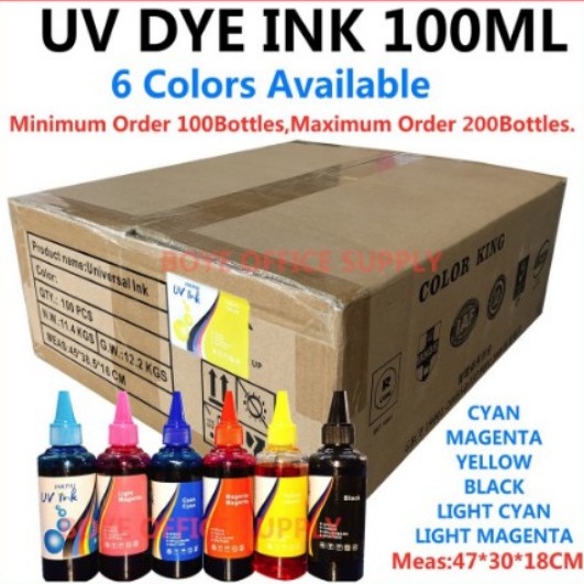 UV Dye Ink 100ml (Box) 2.0s | Shopee Philippines