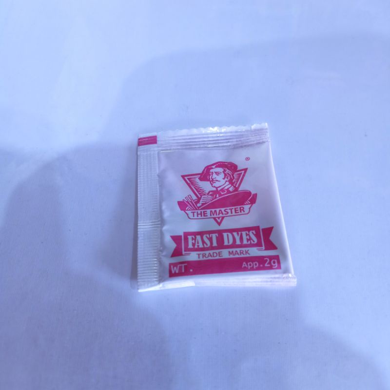 DYE (The Master Fast Dye) 5 sachet in one pack approx 2g | Shopee ...
