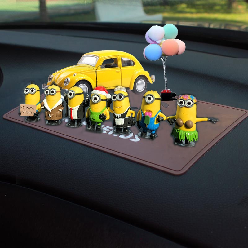 ๑♕Minions Despicable Me Car Decoration Car Interior Cute Creative Car ...