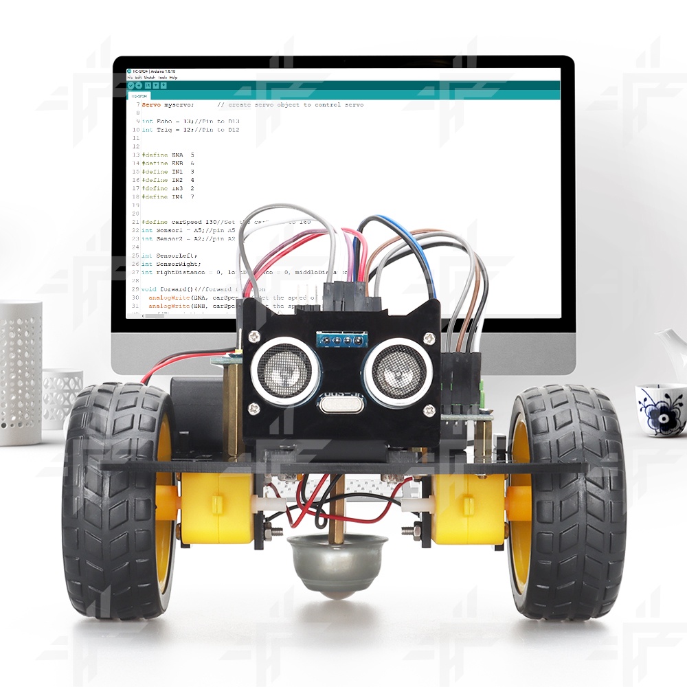 [Ready Stock] TSCINBUNY Popular 2WD Mini DIY Smart Robot Car Code Toy ...