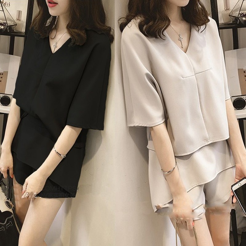 Korean Terno for Women Coordinates for Women Trendy Tops + Shorts Loose ...