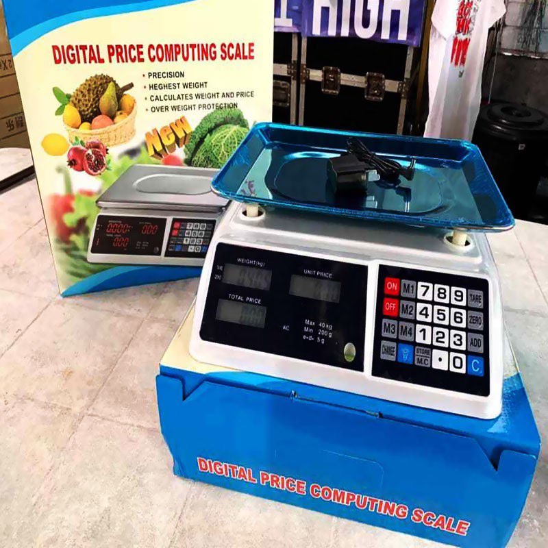 KIMH: Price computing scale 1kg to 40kg Rechargeable Digital | Shopee ...