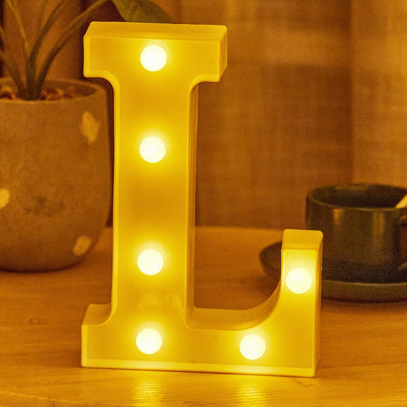 【Local Fast Delivery】Large size LED Letter standee 21cm party needs Led ...