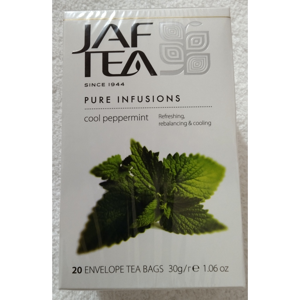 JAF Tea pure infusions cool peppermint 20x30g | Shopee Philippines
