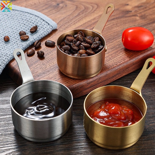 304 Stainless Steel Steak Sauce Cup with Handle Western Food Dipping ...