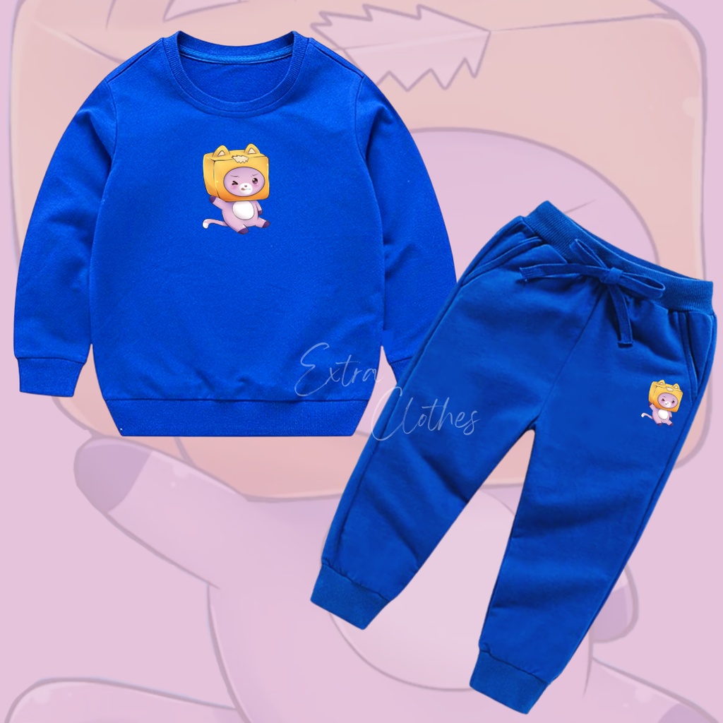2in1 Lankybox Terno for Kids (0-12 Years Old) Jogger Sweater Jacket ...