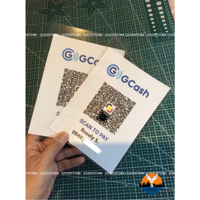scan to pay qr code laminated signage free clip or rubber loop | Shopee ...