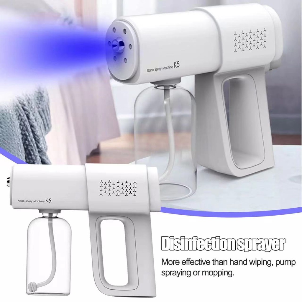 Electric Blue Light Steam Spray K5 Wireless Sprayer Disinfection ...